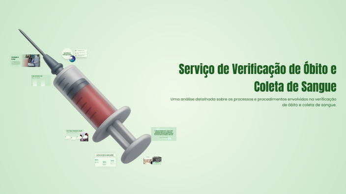 Serviço de Verificação de Óbito e Coleta de Sangue by Lara Judith ...