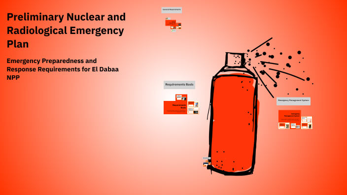 Preliminary Nuclear and Radiological Emergency Plan by 15-Manar Hegazy ...
