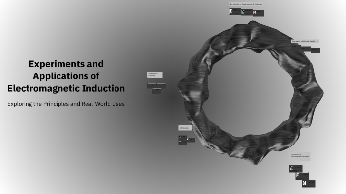 Experiments and Applications of Electromagnetic Induction by Felix ...