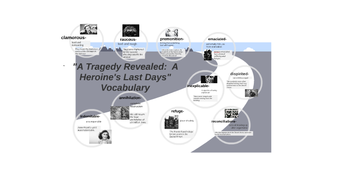 A Tragedy Revealed: A Heroine's Last Days Vocabulary by Amie Camps on Prezi