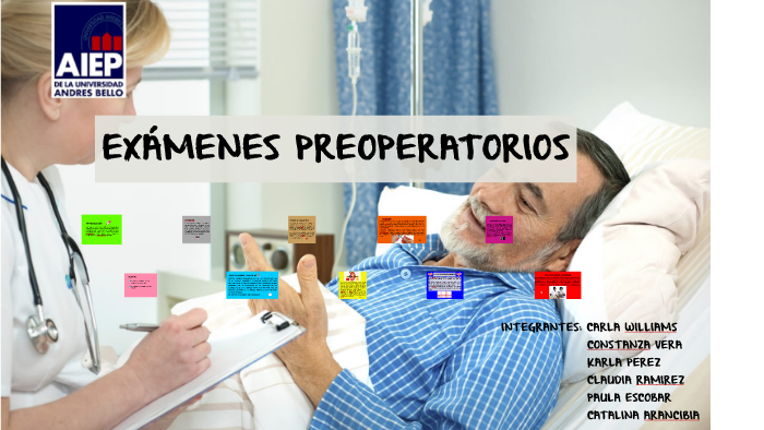 EXAMENES PREOPERATORIOS BÁSICOS by catalina arancibia on Prezi