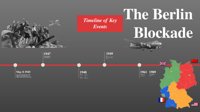 Timeline of the Berlin Blockade key events by Carolina Salgado Tello on ...