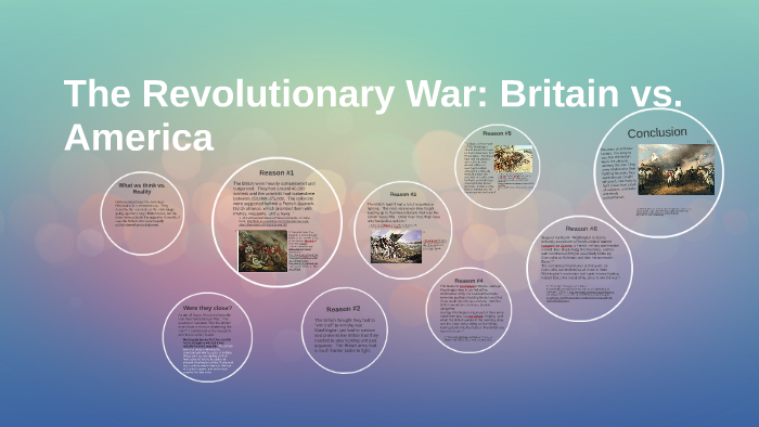 The Revolutionary War: Britain vs. America by Kyra Guenzel on Prezi