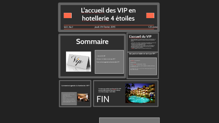 L'accueil des VIP en hotellerie by chiron quentin on Prezi