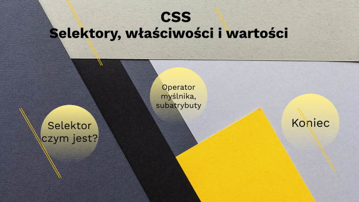 selektory css by Dawid Ubik on Prezi