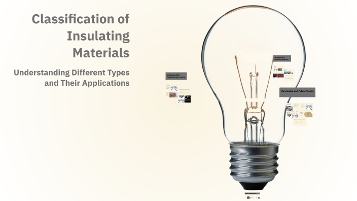 Classification of Insulating Materials by Alil baba on Prezi