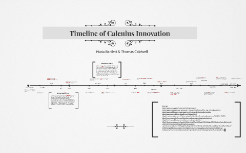 Timeline of Calculus Innovation by Maria Bartlett on Prezi