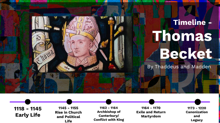 Timeline - Thomas Becket by Thaddeus Carlos on Prezi