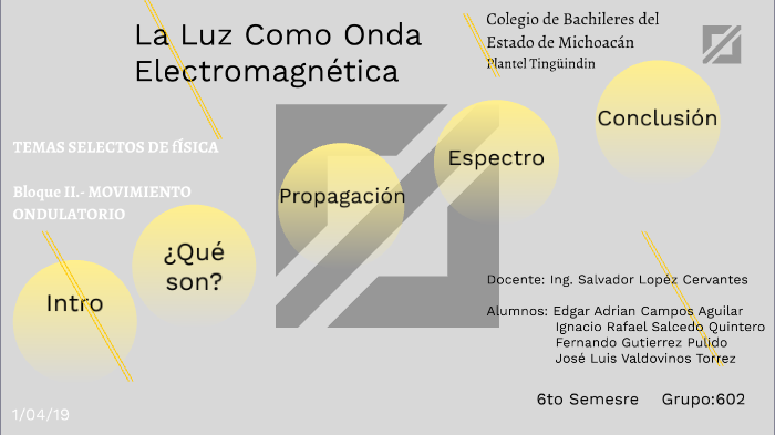 La Luz como Onda Electromagnética by Edgar Campos on Prezi