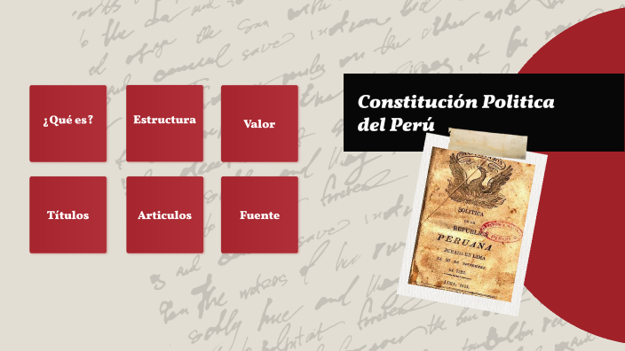 Constitución Política del Perú by Braulio Cueva Miranda on Prezi