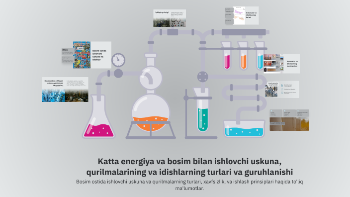 Katta energiya va bosim bilan ishlovchi uskuna, qurilmalarining va ...
