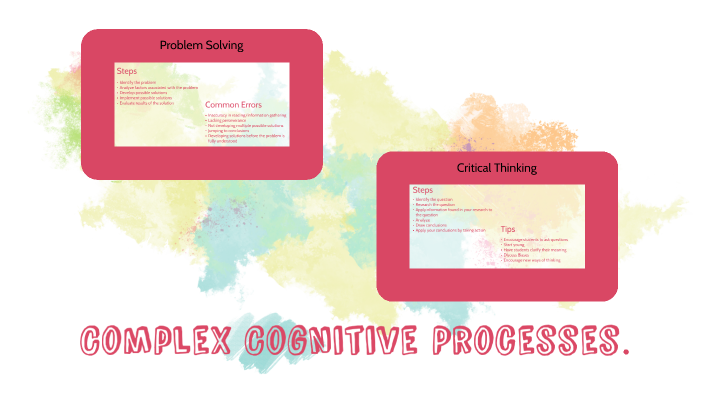 Complex Cognitive Processes by setj jtes on Prezi