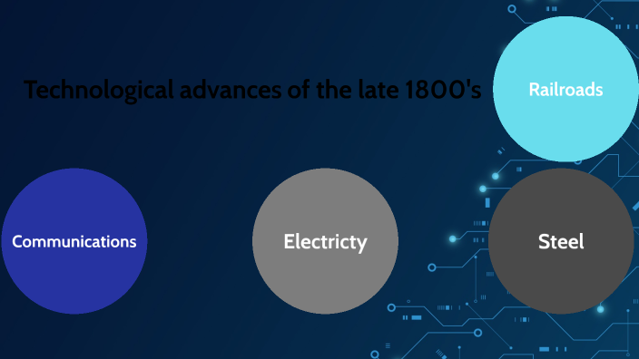 Technological advances of the late 1800's by Brayden Holt on Prezi