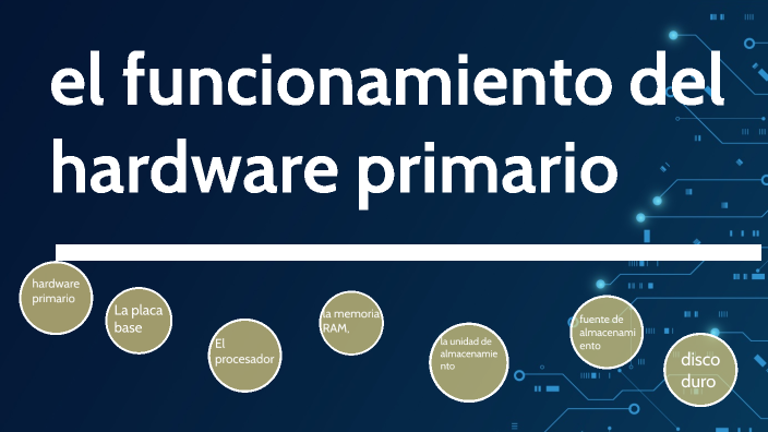 el funcionamiento del hardware primario by judith echeverria gomez on Prezi