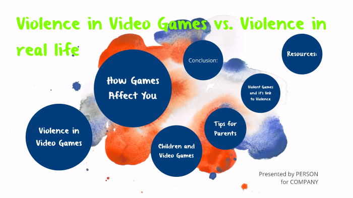 Violence in Video games vs Vioelnce in Real Life by Kara Stewart on Prezi