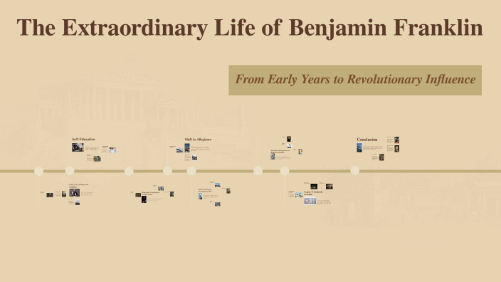 The Extraordinary Life of Benjamin Franklin by David Roybal on Prezi