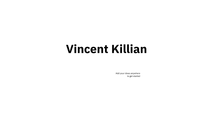 Vincent Killian CV by Vincent Killian on Prezi