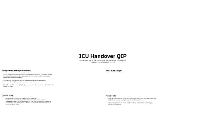 ICU Handover QIP by David Jarrold on Prezi