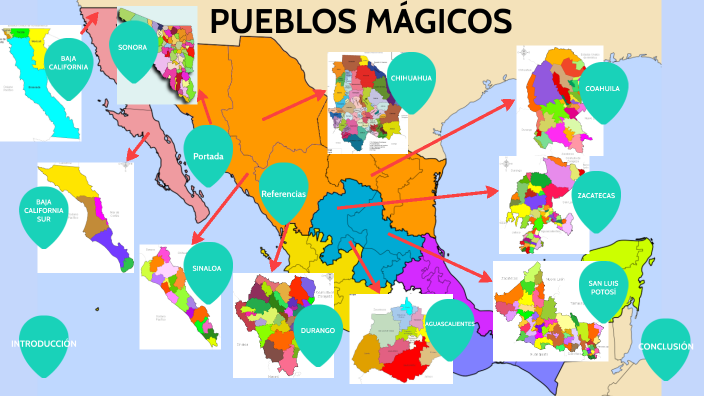 MAPA DE PUEBLOS MÁGICOS by Jorge Luis Quiroz Gómez on Prezi
