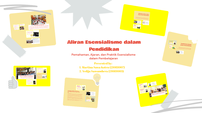 Aliran Esensialisme dalam Pendidikan by Martina Kotan on Prezi