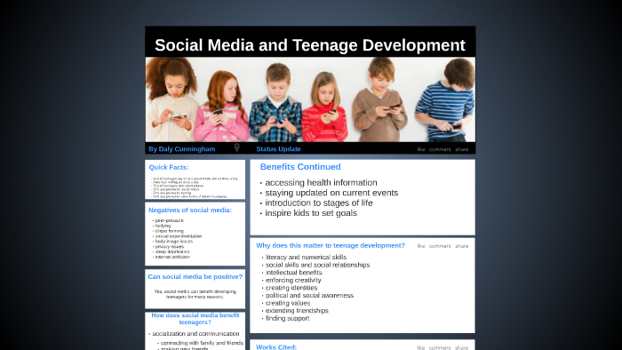 Social Media and Child Development by on Prezi