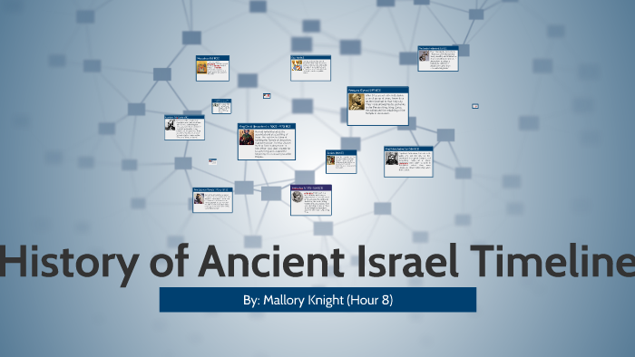 History of Ancient Israel Timeline by Mallory Knight on Prezi