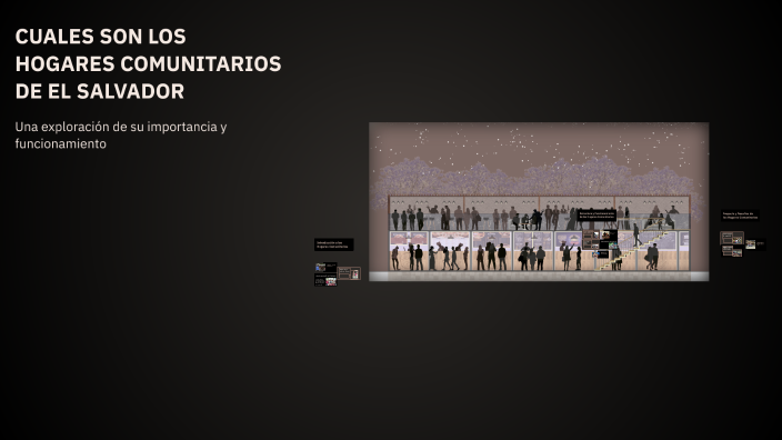 CUALES SON LOS HOGARES COMUNITARIOS DE EL SALVADOR by Ivonne Quinteros ...