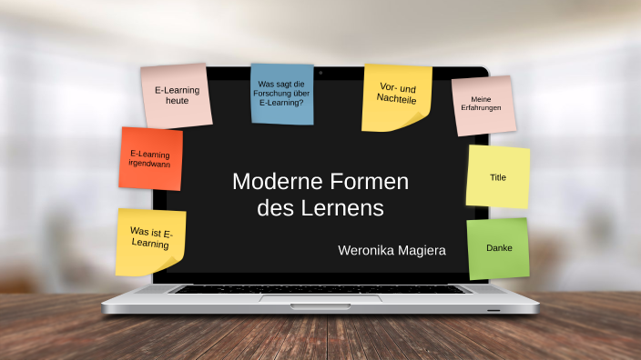 Moderne Formen des Lernens by Weronika on Prezi