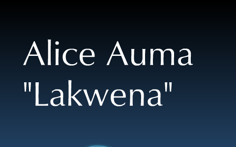 alice auma lakwena by cy hurst