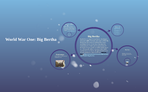 World War 1: Big Bertha by Autumn Porter on Prezi