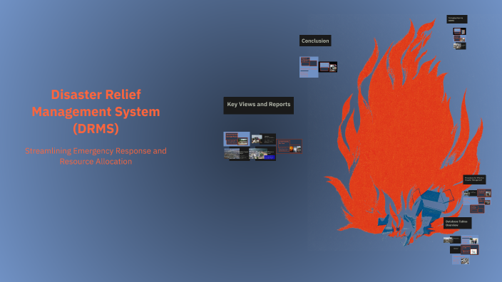 Disaster Relief Management System (DRMS) by YASIR IMRAN on Prezi