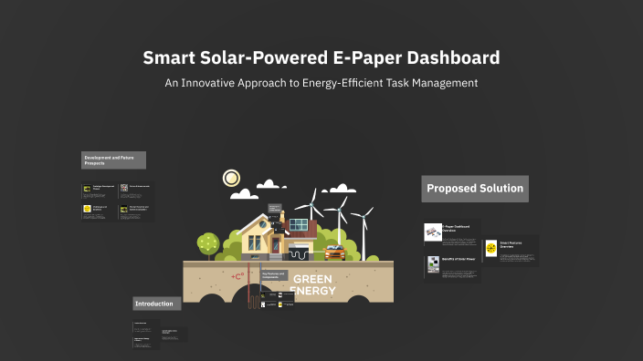 Smart Solar-Powered E-Paper Dashboard by PUJARI KARTHIK on Prezi
