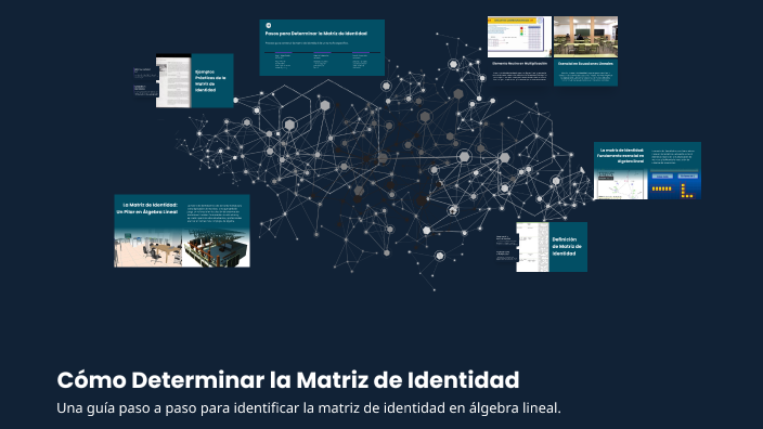 Cómo Determinar la Matriz de Identidad by Leonard Ortega on Prezi