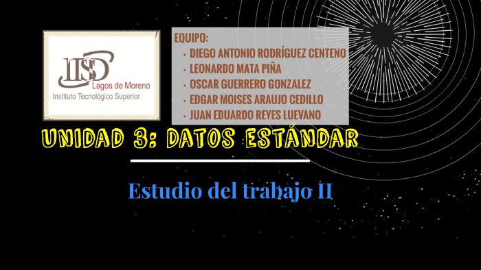Unidad 3: Datos estandar by Antonio Rodrìguez on Prezi