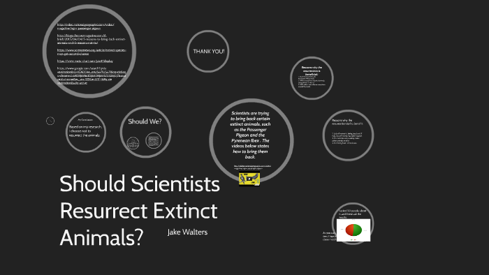 Should Scientists Bring Back Extinct Animals? by Jake Jake on Prezi