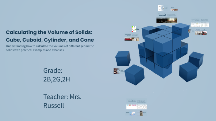 Calculating the Volume of Solids: Cube, Cuboid, Cylinder, and Cone by ...