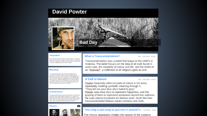 Bad Day by David Powter by Cyrus Naal on Prezi