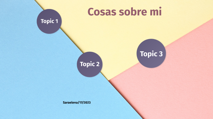 Cosas personales by María Saraelena López Brán on Prezi
