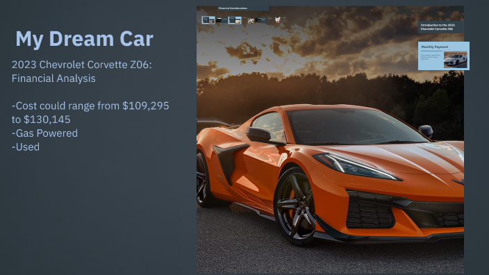 2023 Chevrolet Corvette Z06: Financial Analysis by Landon Goodwin on Prezi