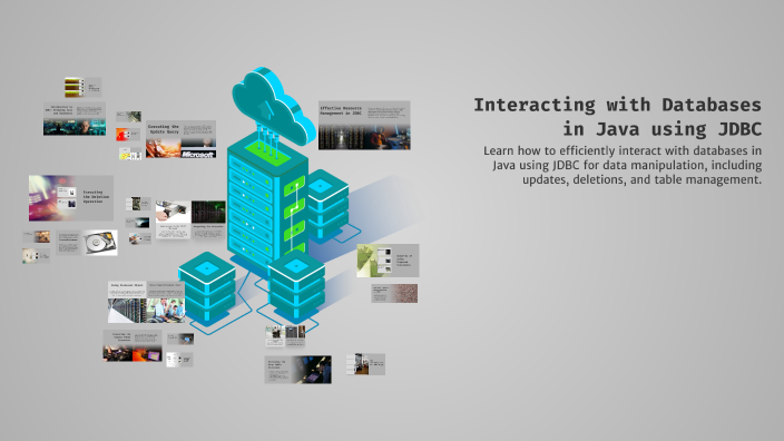 Interacting with Databases in Java using JDBC by shabna t on Prezi