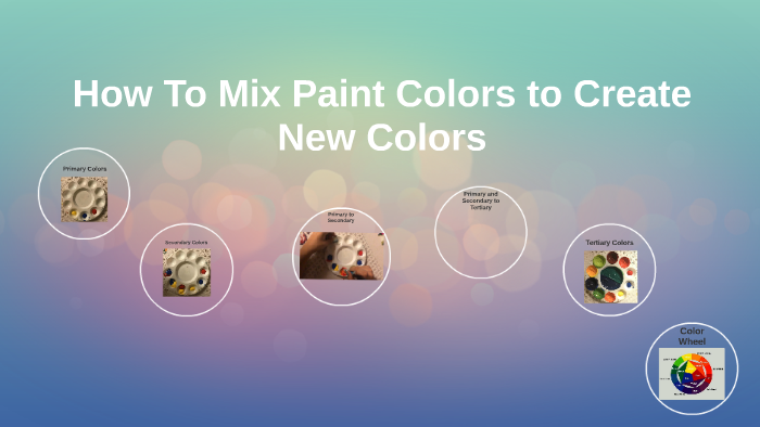 How To Mix Paint Colors to Create New Colors by Yesenia De La Cruz on Prezi