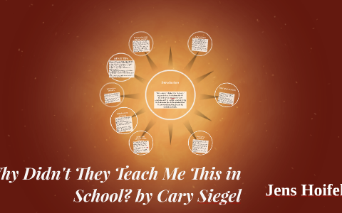 Why Didn't They Teach Me This in School? by Jens Hoifeldt on Prezi