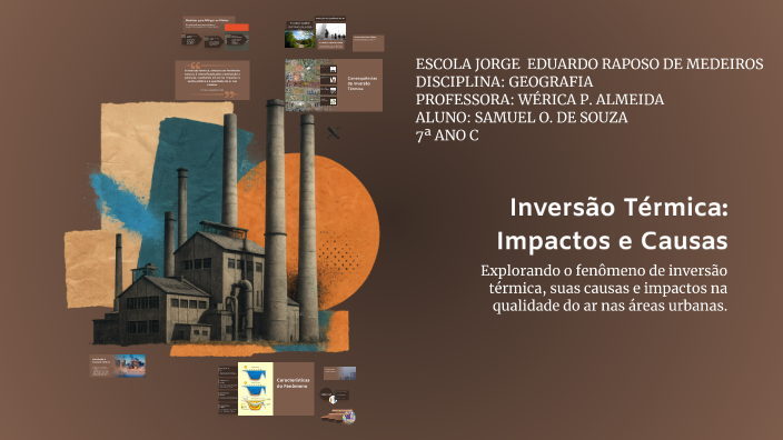 Inversão Térmica: Impactos e Causas by samuel olivera on Prezi