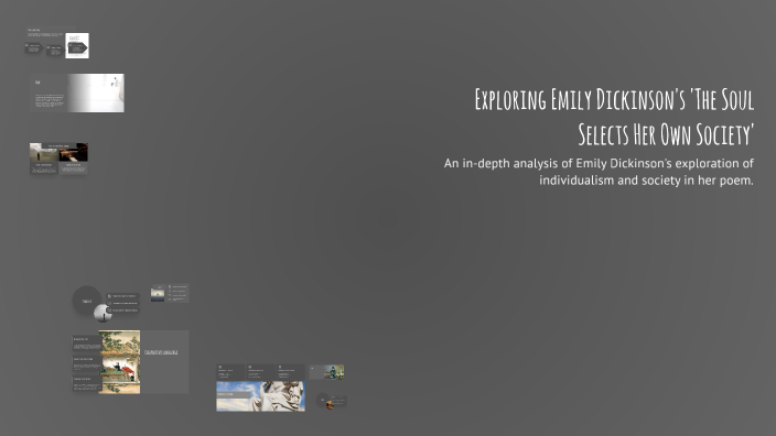 Exploring Emily Dickinson's 'The Soul Selects Her Own Society' by ...