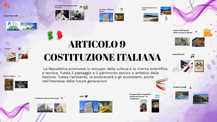 Art. 9 Costituzione Italiana by Lucia Torti on Prezi