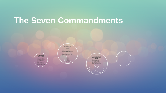 The Seven Commandments by Will Angel on Prezi