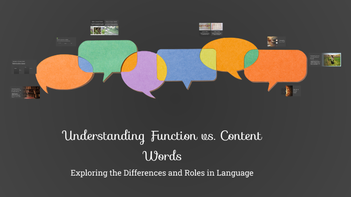 Understanding Function vs. Content Words by Ibrahim Salama on Prezi