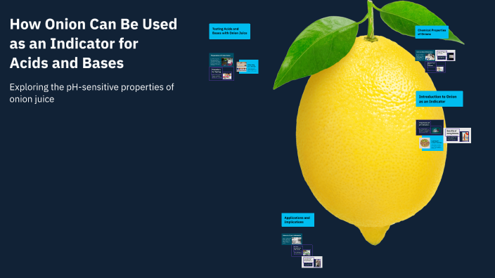 How onion can be used as an indicator for acids and bases by Aryan Shah ...