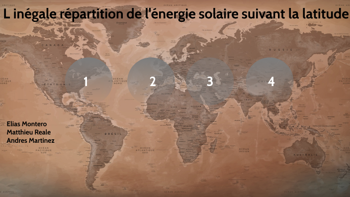 Une inégale répartition suivant la latitude by Elias Montero on Prezi