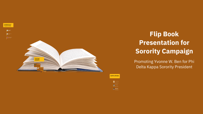 Flip Book Presentation for Sorority Campaign by Dominique Green on Prezi
